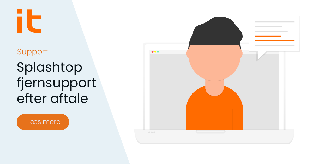 Splashtop fjernsupport | Få hjælp via Splashtop